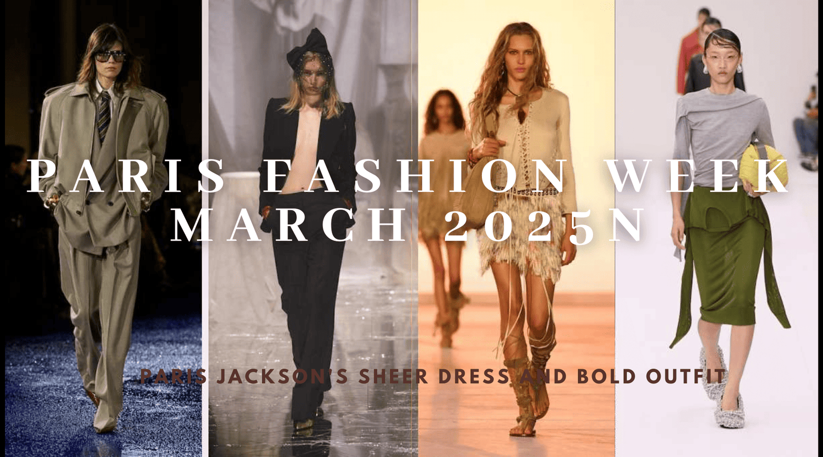 Paris fashion week | Paris Jackson's Sheer Dress